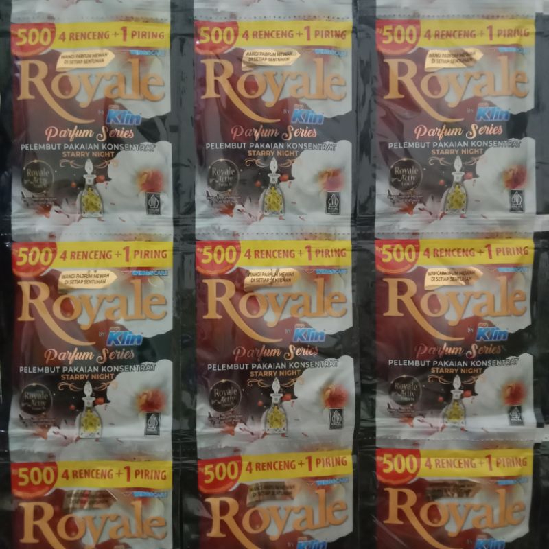 Jual 72 SACHET ROYALE BY SOKLIN PARFUM SERIES 500 STARRY NIGHT ...