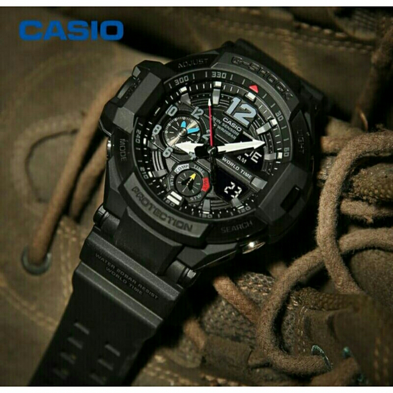 Jual Jam Tangan Pria Casio Gshock Ga1100 Full Black | Shopee Indonesia