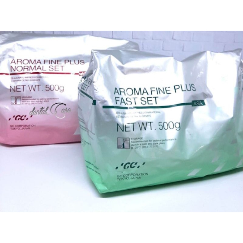 Jual Alginat (bahan cetak Aroma fine plus GC normal&fash set) | Shopee ...