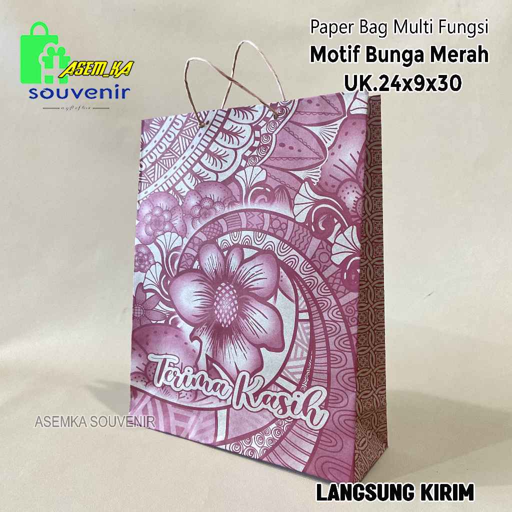 Jual PAPER BAG BATIK MOTIF UNIK READY | Shopee Indonesia