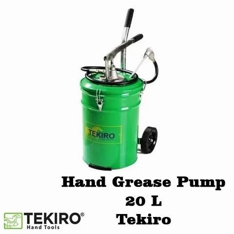 Jual Pompa Gemuk 20L Liter Manual Hand Drum TEKIRO AU-GP1012 Lubricator ...