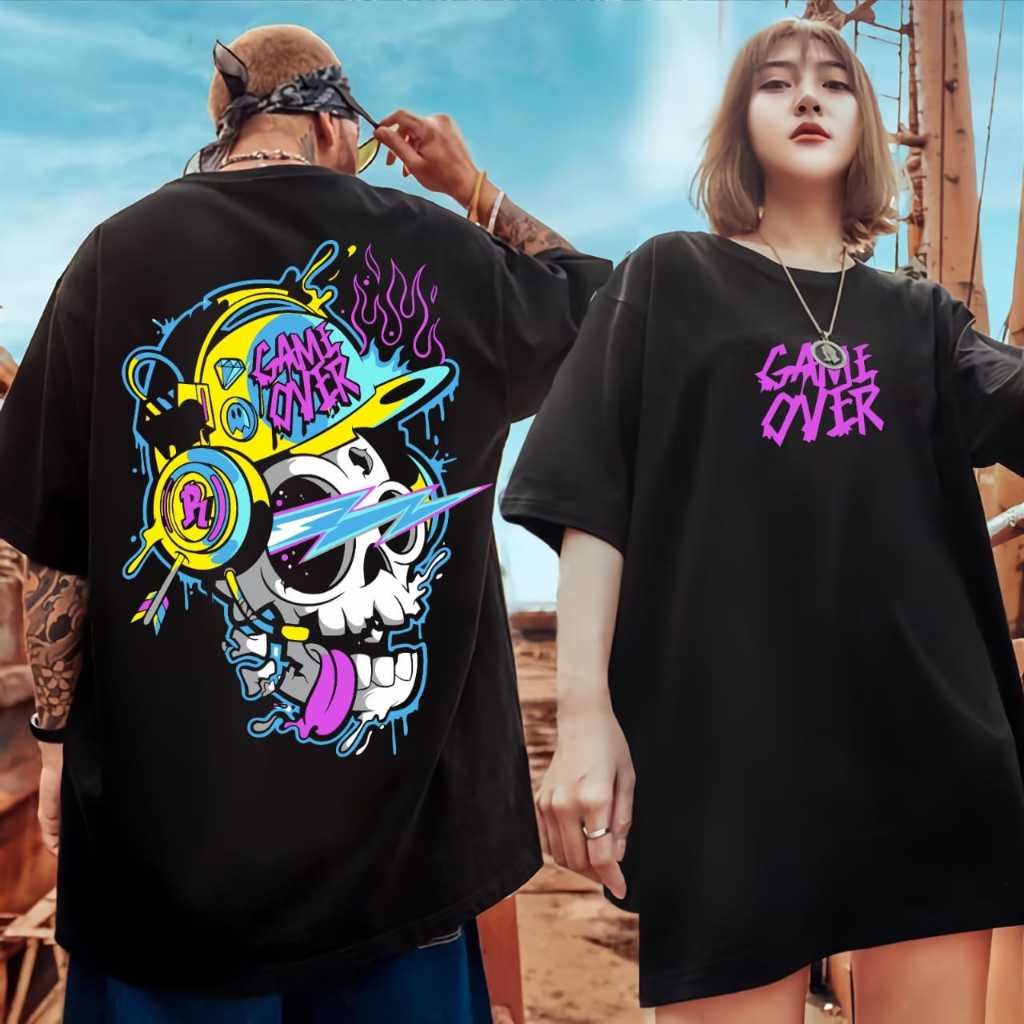 Jual New Promo Kaos Distro / Kaos Oblong sablon / Kaos skull / Kaos ...