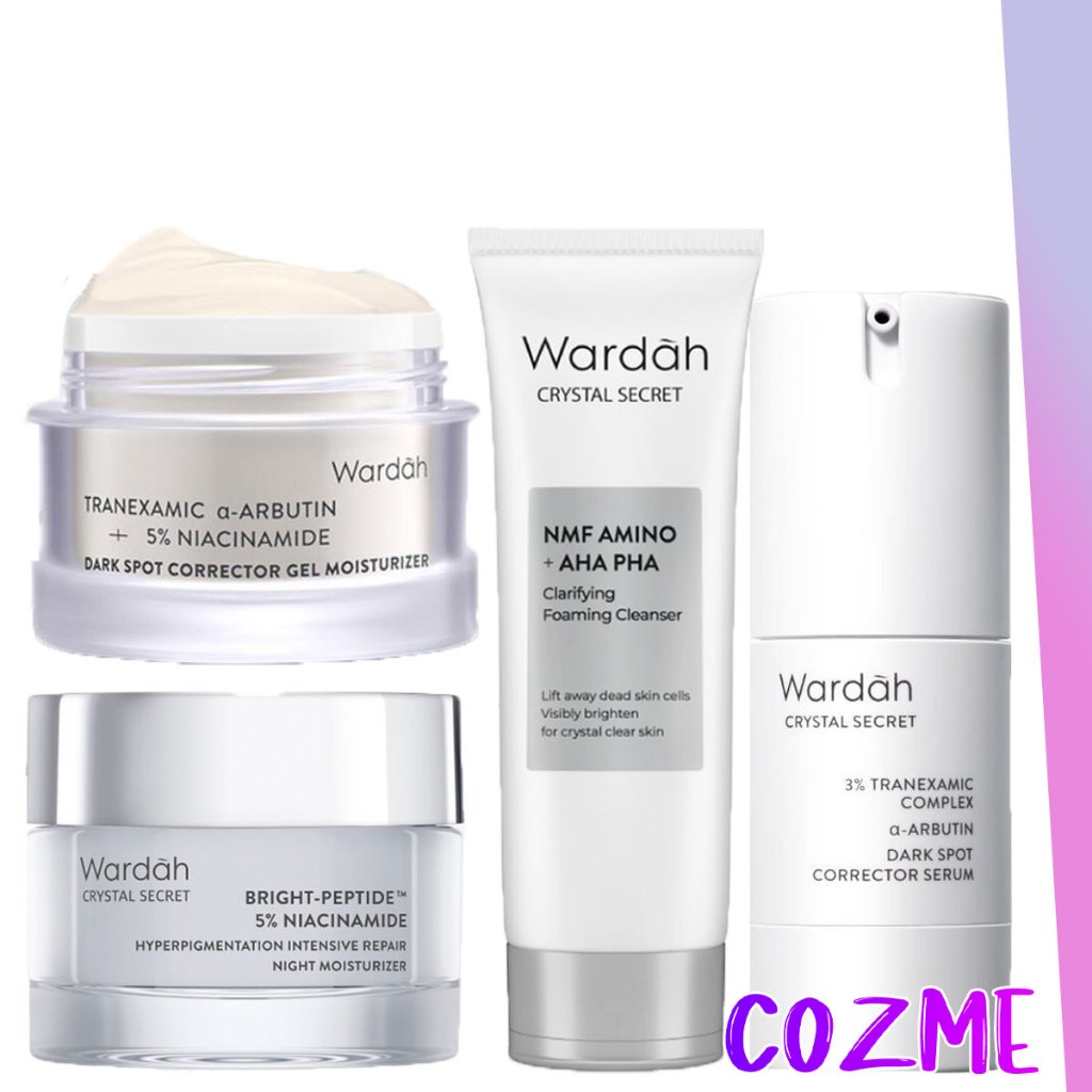 Jual [4 PCS] WARDAH Paket Dark Spot Gel || Crystal Secret Foaming ...