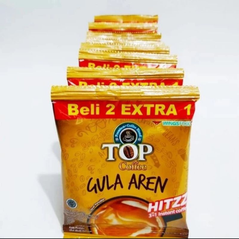 Jual KOPI TOP GULA AREN 1 RENCENG (ISI 15 BUNGKUS) | Shopee Indonesia