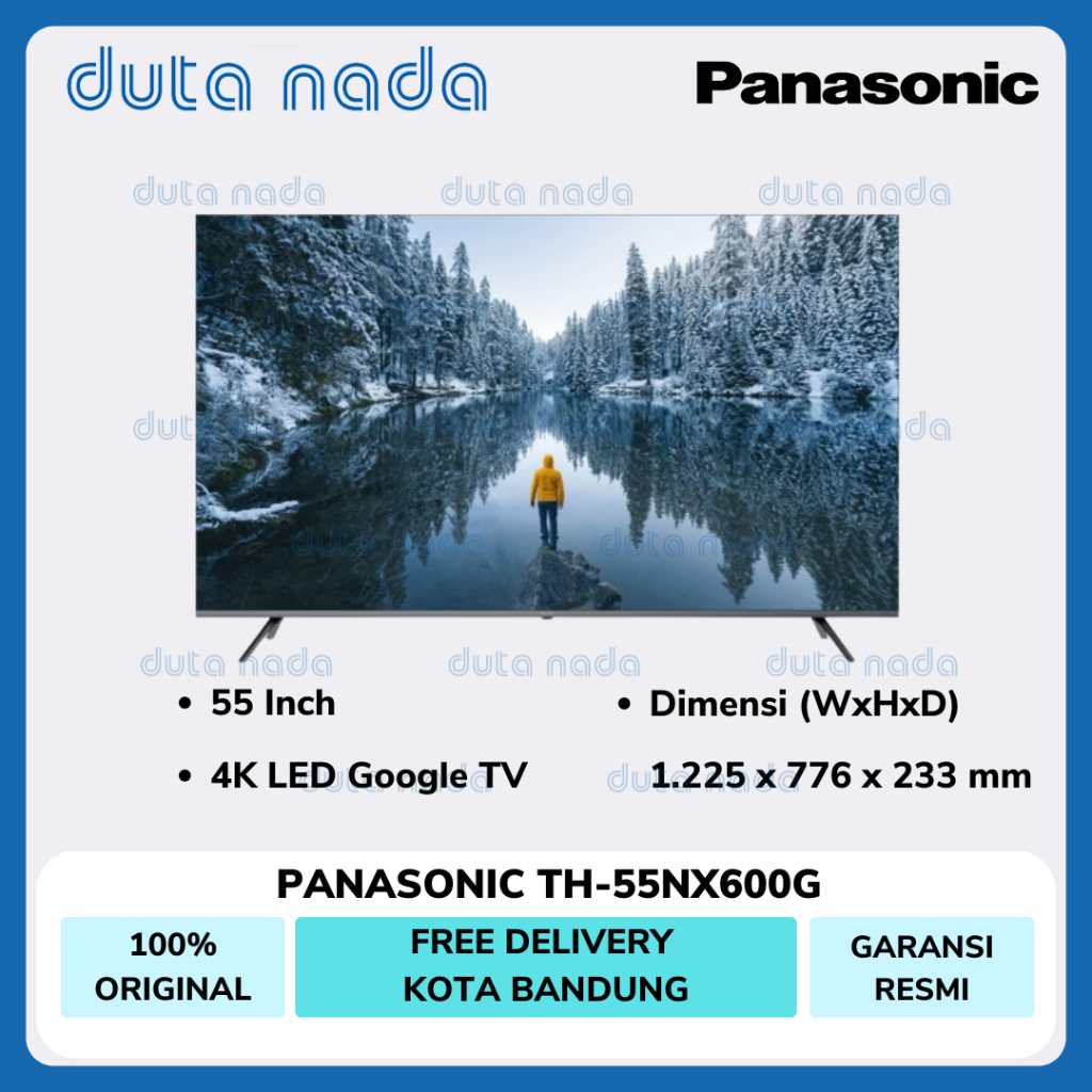 Jual PANASONIC 4K LED Google TV 55 Inch TH55NX600G / TH-55NX600G ...