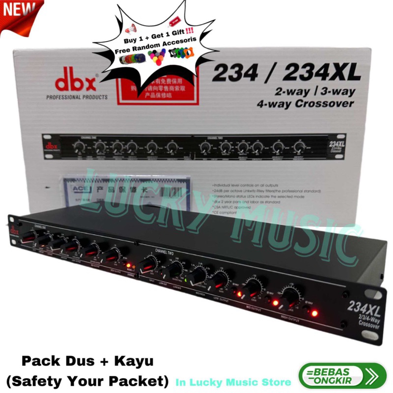 Jual Crossover DBX 234 XL 4 way dbx 234 xl stereo dbx 234xl DBX 234XL | Shopee Indonesia