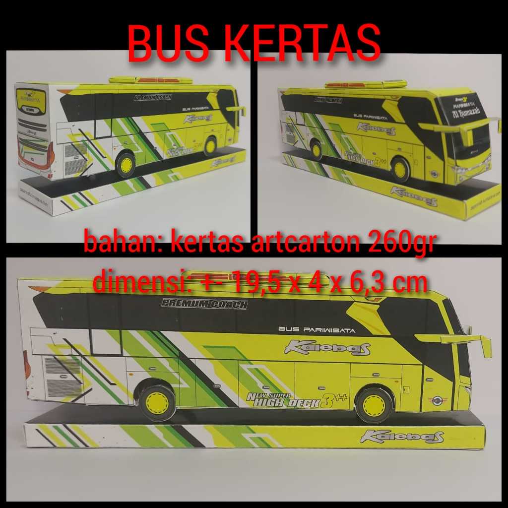 Jual Miniatur Bus Kalebas Alhumazah | Shopee Indonesia