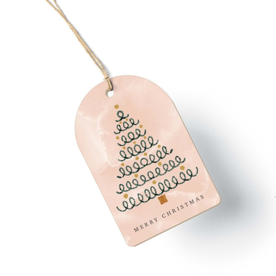 Jual 20 Pcs Hang Tag Desain Gift Tag Pohon Natal Christmas Ukuran 6 x ...