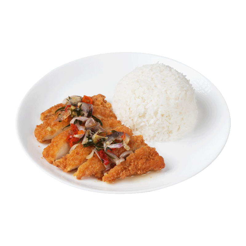 Jual Bakmi GM - Nasi Ayam Katsu Sambal Matah (Matang) | Shopee Indonesia