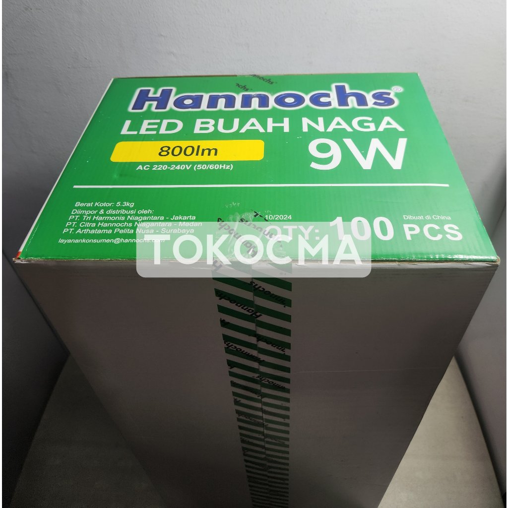 Jual Lampu LED Dragon Fruit 9w 9watt LED Buah Naga Hannochs Cahaya Kuning 1 DUS 100Pcs | Shopee ...