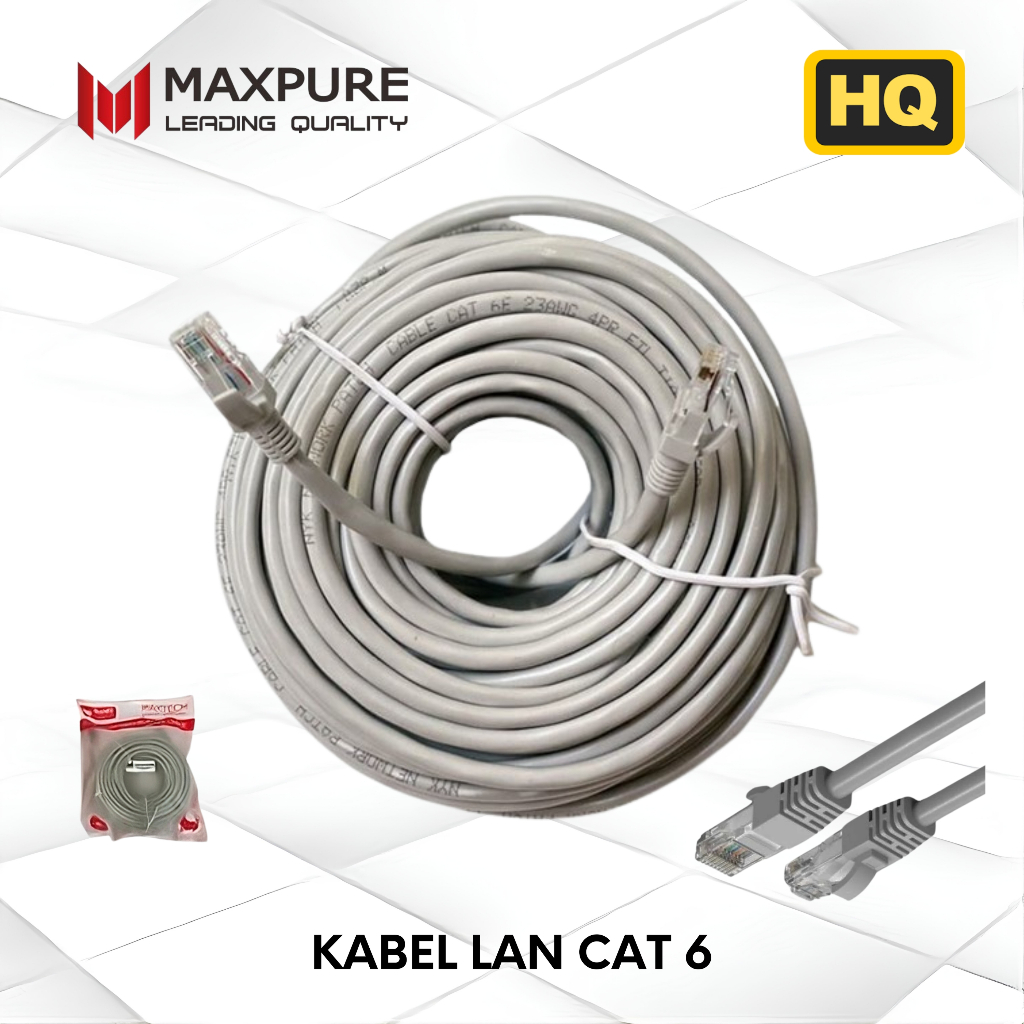 Jual CAT6 3M Kabel LAN 3Meter Cable Cat 6 UTP 3 Meter Siap Pakai ...