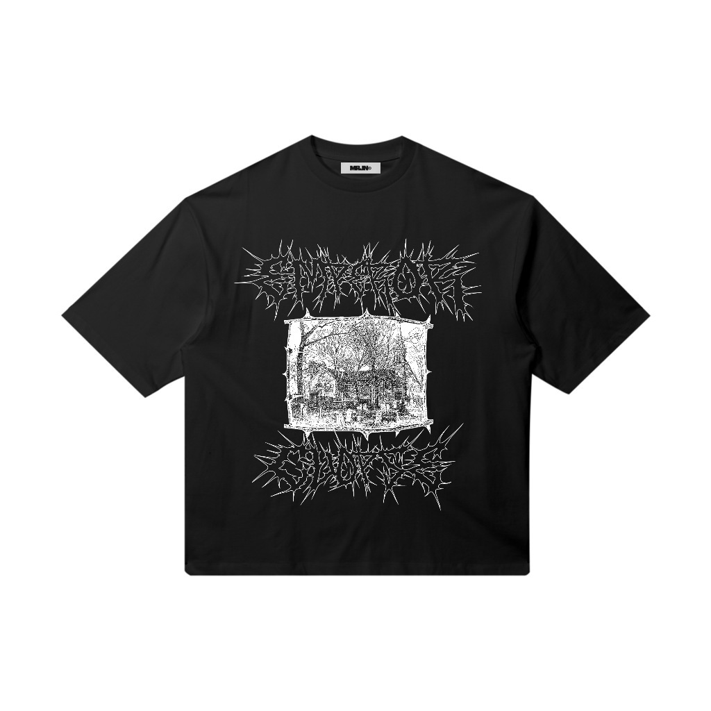 Jual PROOF X MRJN - Black Boxy Tshirt Corpse 20s hitam | Shopee Indonesia