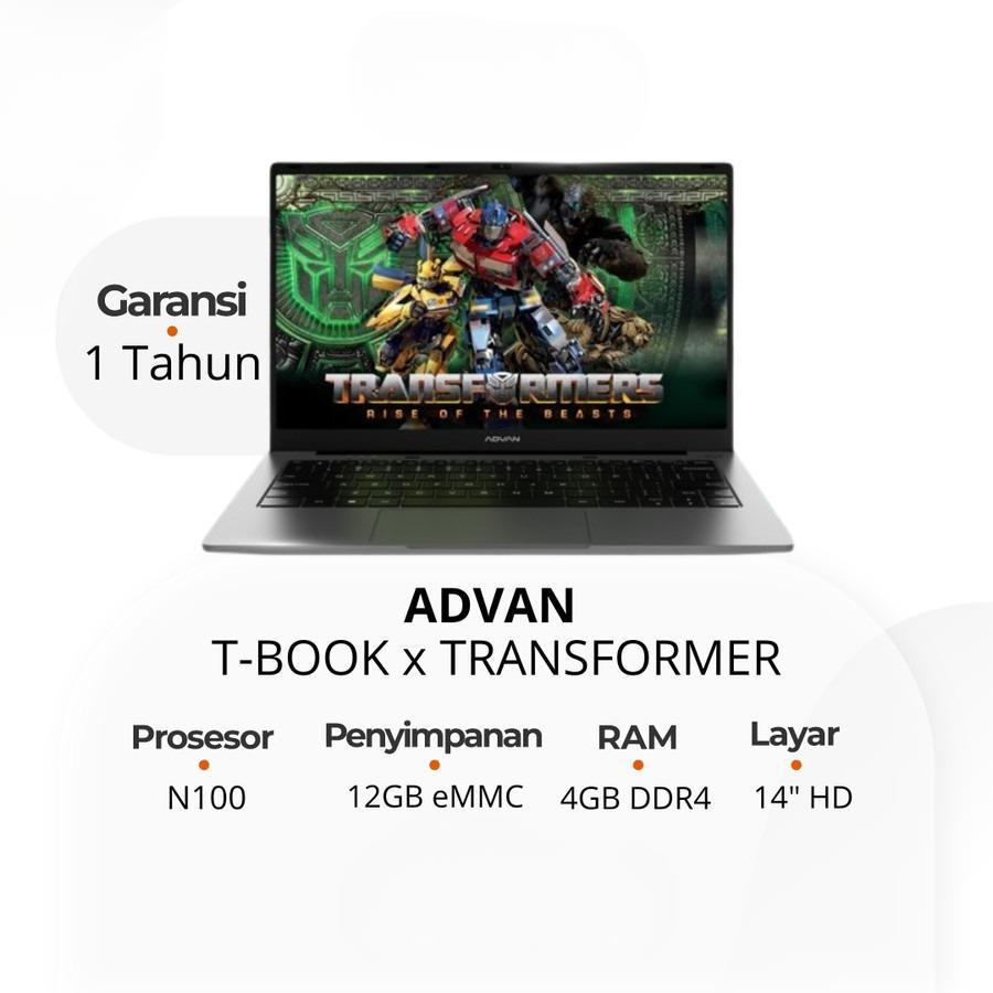 Jual Laptop Advan T-BOOK X TRANSFORMERS N100 Ram 4GB SSD 128GB HD 14 ...
