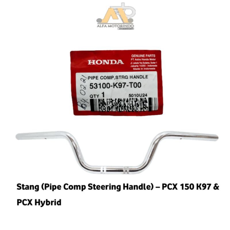 Jual PIPA STANG PCX 150/ PCX HYBRID "AHM" | Shopee Indonesia