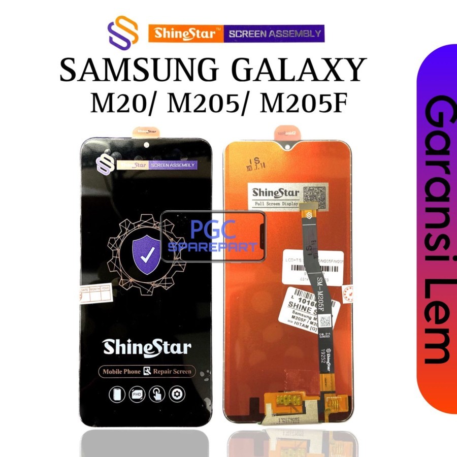 Jual ORIGINAL SHINESTAR LCD Touchscreen Samsung M20 M205 M205F GARANSI ...