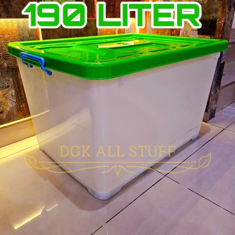 Jual Kontainer Container Box Kotak Tempat Penyimpanan Serbaguna 190 ...