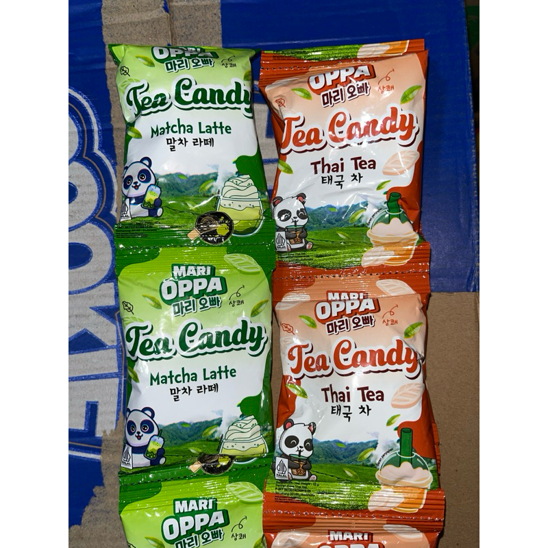 Jual BARU MATCHA DAN THAI TEA!! Milky Candy Mari oppa isi 10pcs | Shopee Indonesia