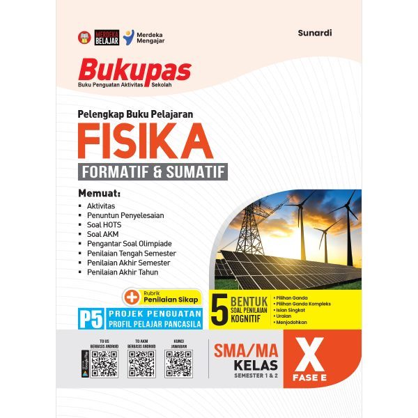 Jual BUKUPAS FISIKA UNTUK SMA/MA KELAS X FASE E - Yrama Widya | Shopee Indonesia