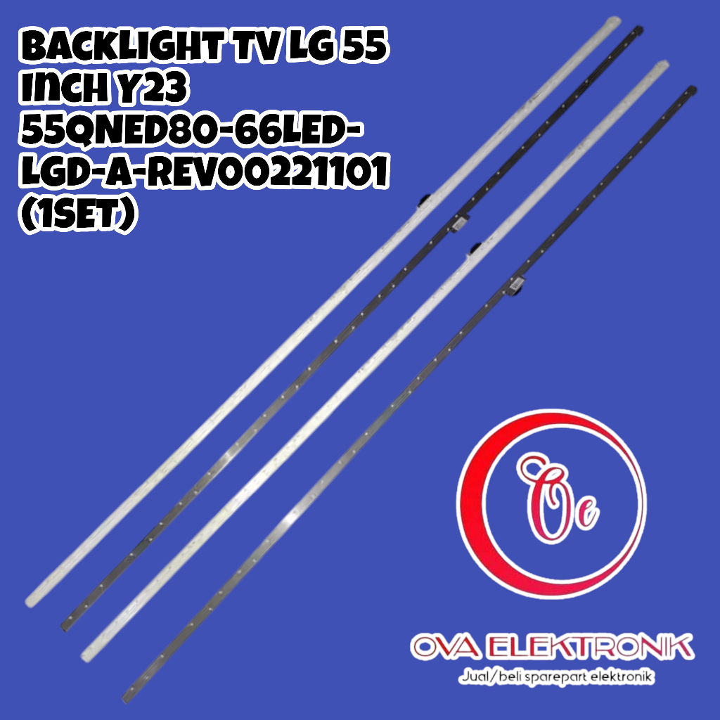 Jual Backlight TV LG 55 Inch Y23 55QNED80-66LED-LGD-A-REV00221101 (1SET) | Shopee Indonesia