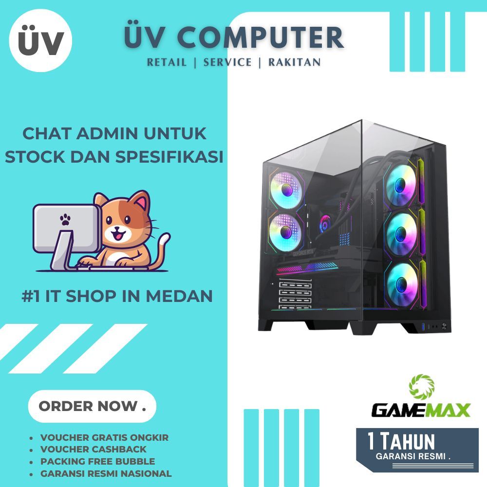 Jual Casing PC Komputer Gamemax Game-Max Infinity Plus | Mid Tower ...