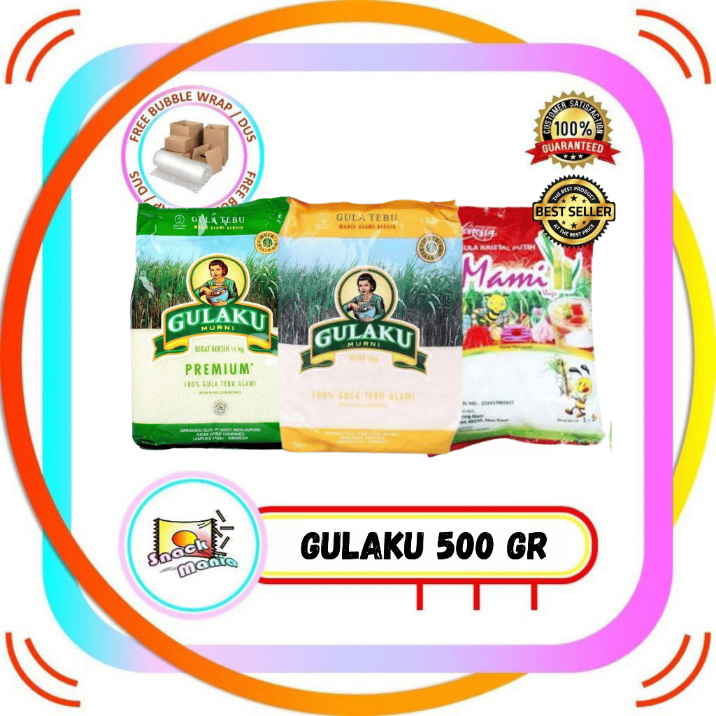Jual Gulaku Gula Tebu dan Premium ~ Hijau dan Kuning ~ 500 gr | Shopee ...