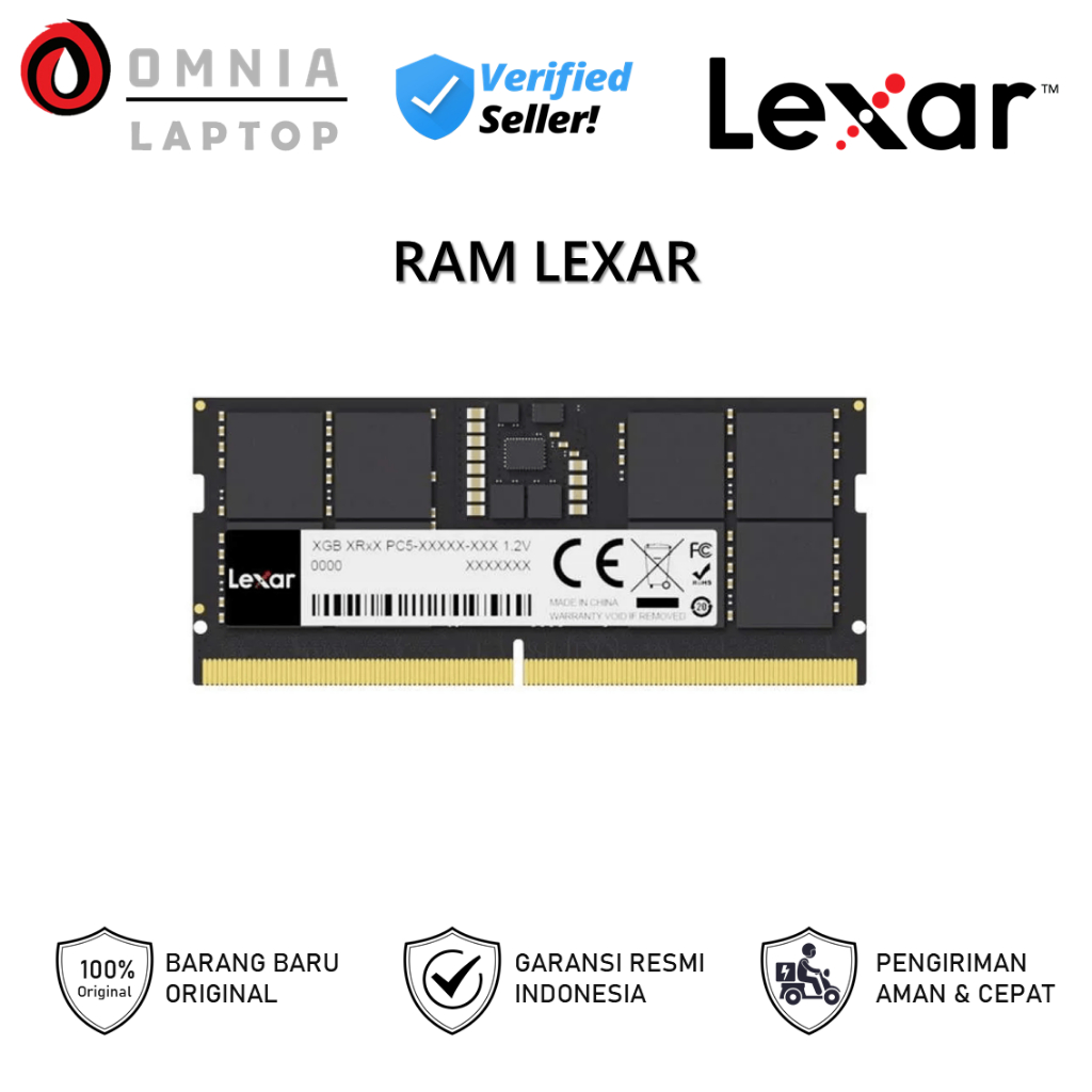 Jual Ram Laptop Lexar 8GB|16GB|32GB DDR4 PC4-3200AA| DDR5 PC5-5600 ...