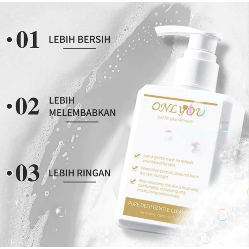 Jual Onlyou sabun wajah uk besar 150ml | Shopee Indonesia