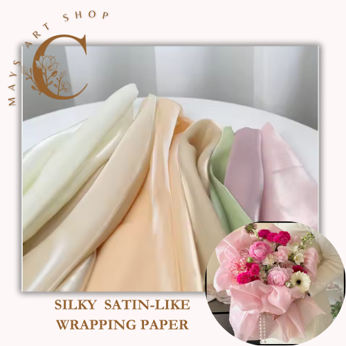 Jual [1.5 Meter] Kain Organza Silk Satin Premium Grade - Kain Bahan ...