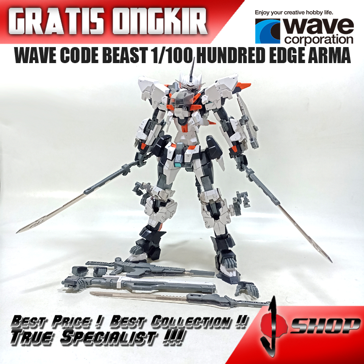 Jual WAVE CODE BEAST 1/100 HUNDRED EDGE ARMA WAVE9 | Shopee Indonesia