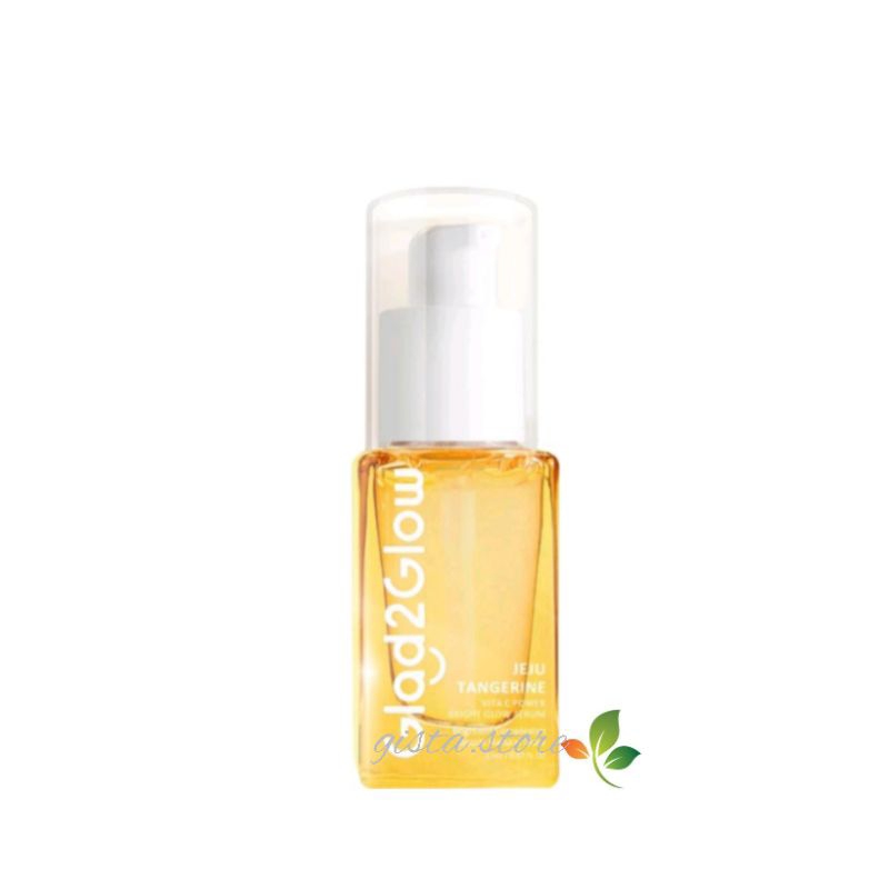 Jual GLAD2GLOW Jeju Tangerine Vita C Power Bright Glow Serum 17ml ...