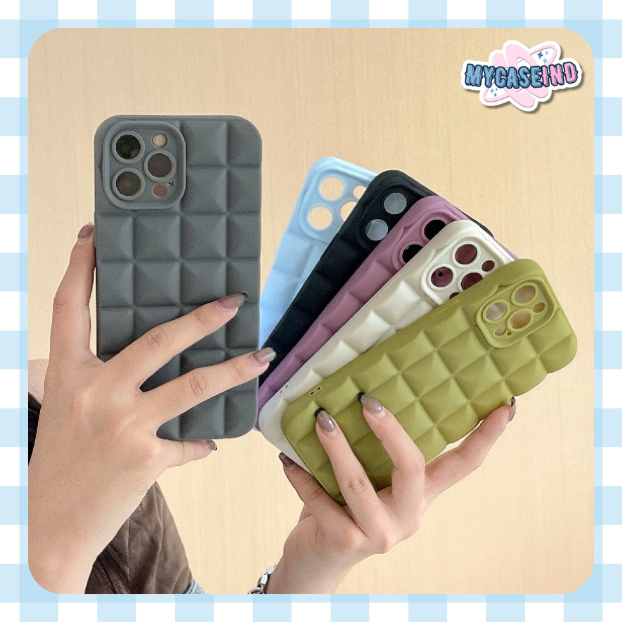 Jual Waffle Case for iphone 7 8 plus x xs xr max 11 12 13 pro max (7 ...