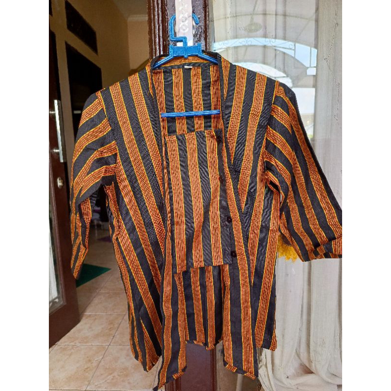 Jual Surjan lurik/Kebaya lurik untuk seragam sekolah anak perempuan | Shopee Indonesia