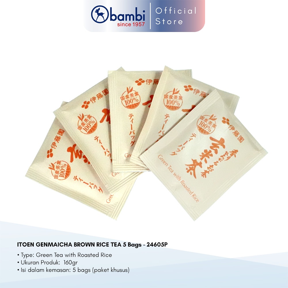 Jual Teh Hijau Ito En Green Tea Matcha With Roasted Rice Premium Isi 5 ...