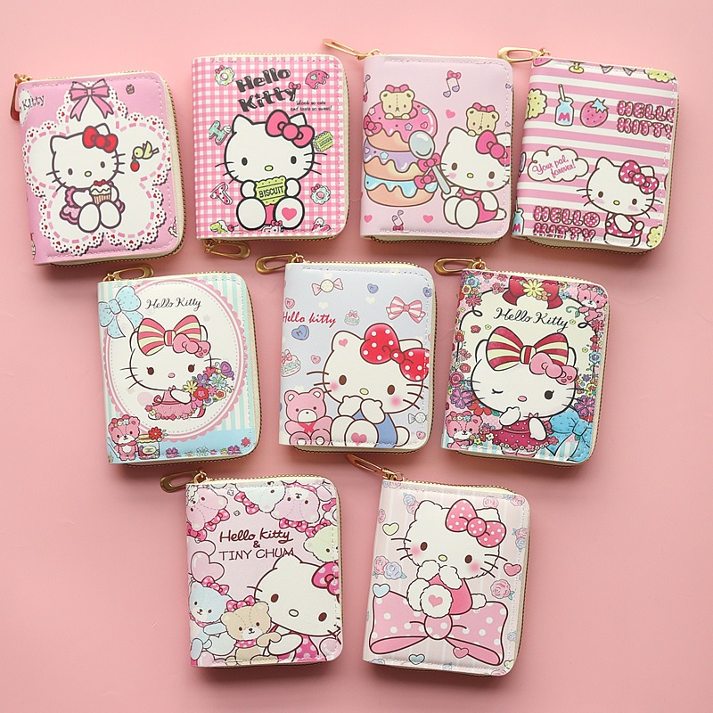 Jual Dompet Kartu Wanita Hello Kitty Dompet Wanita | Shopee Indonesia