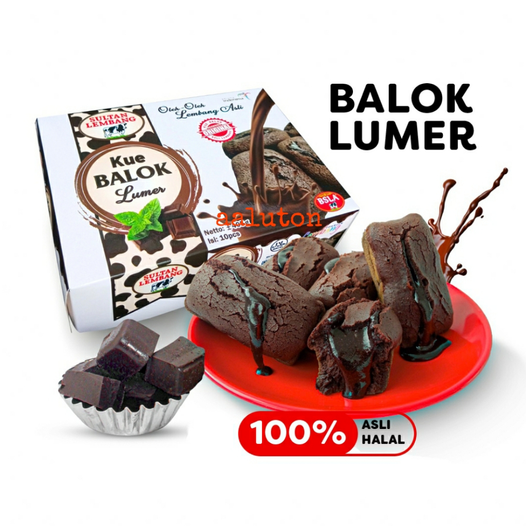 Jual KUE BALOK LUMER - Bolu Susu Lembang Asli Sultan Lembang isi 10pcs ...