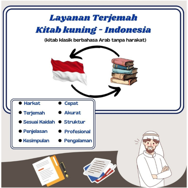 Jual Jasa Terjemah Kitab Kuning/ Translate Bahasa Arab Indo | Shopee ...