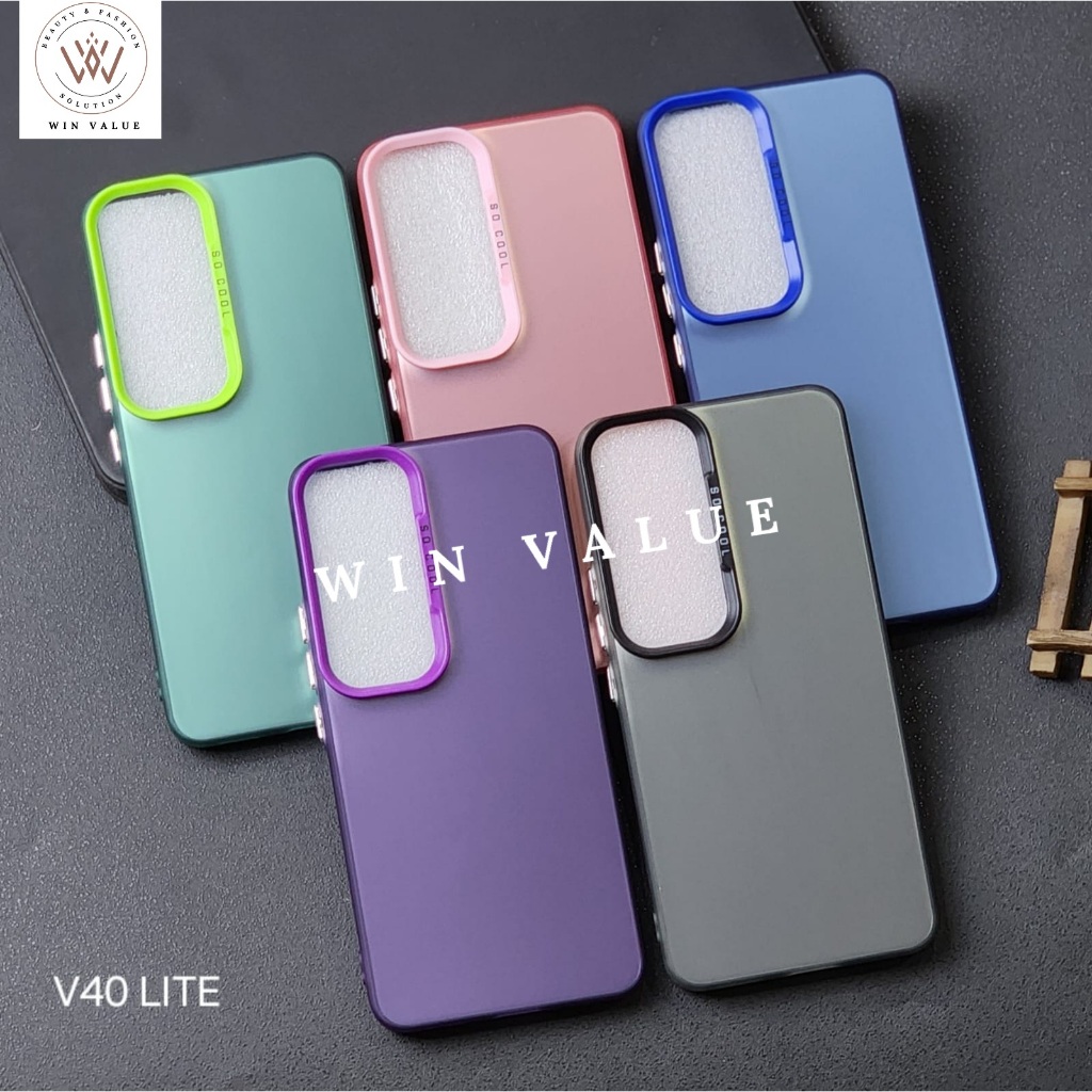 Jual Vivo V40 Lite Case HYBRID IMD Color Plate Hologram SO COOL Case ...