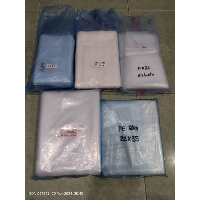 Jual plastik PE kantong plastik PE 100gr(repacking) | Shopee Indonesia