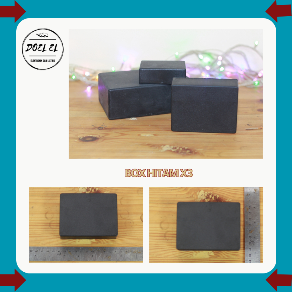 Jual BOX HITAM X3 PLUS SEKRUP | BOX HITAM PLASTIK | Shopee Indonesia