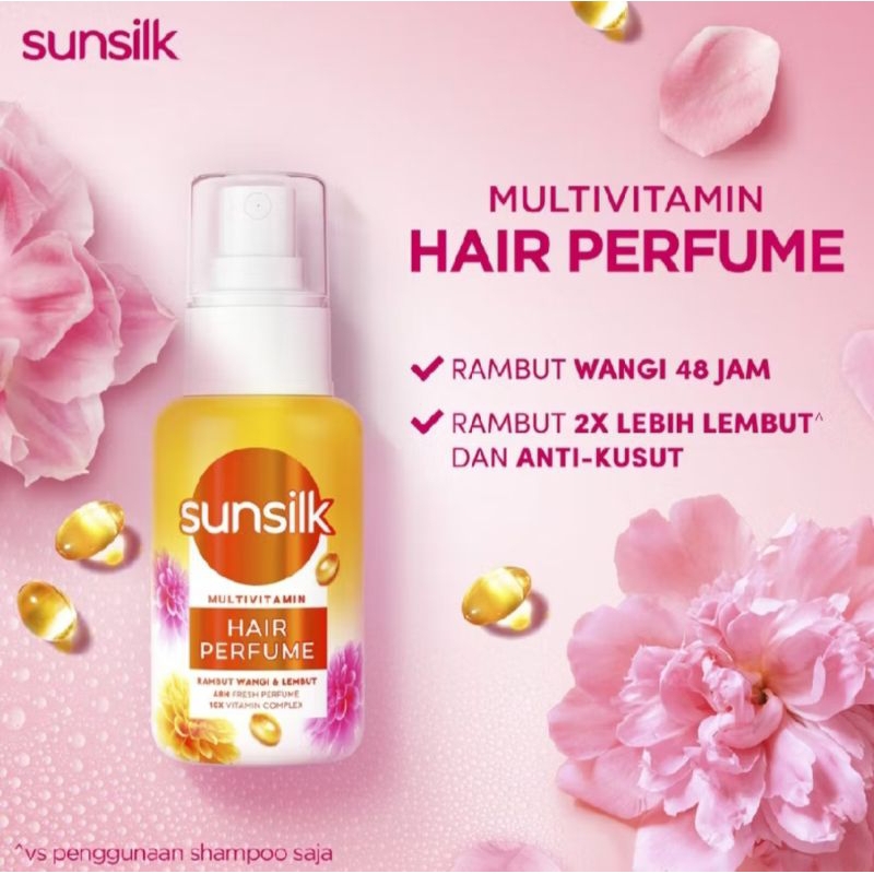 Jual SUNSILK MULTI VITAMIN HAIR MIST 3 IN 1 SPRAY PARFUM RAMBUT ...
