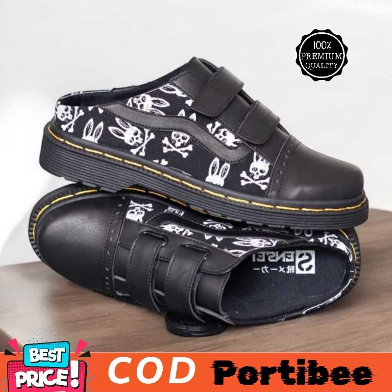 Jual Sepatu Sandal Bustong Ripet Casual Pria Slip On Selop Docmart ...