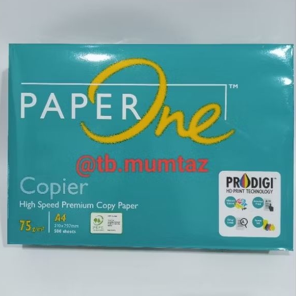 Jual Kertas HVS PAPER ONE 75gsm Ukuran A4 1 RIM | Shopee Indonesia