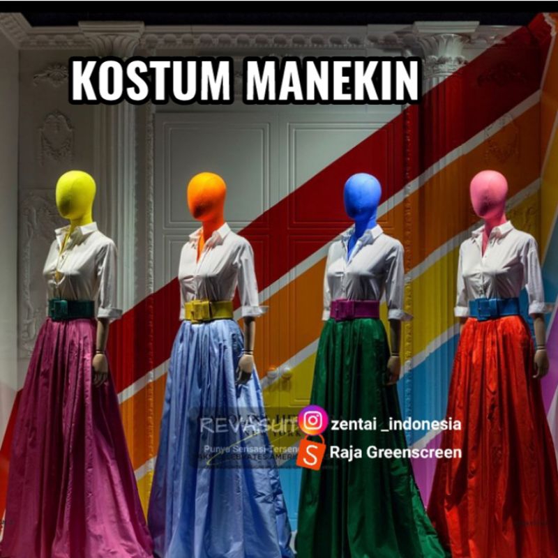 Jual Manekin kostum pakaian full badan penutup manekin full badan ...