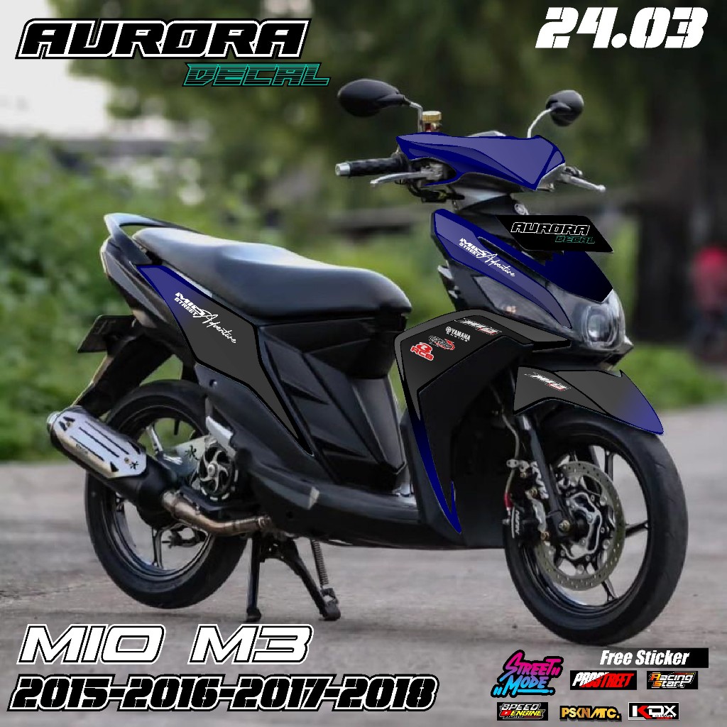 Jual COD TERBARU Decal Stiker MIO M3 FULL BODY NEW TAHUN 2015 2016 2017 ...
