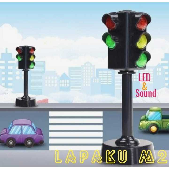 Jual Mainan Simulasi Traffic Light Miniatur Lampu Merah Lalu Lintas ...