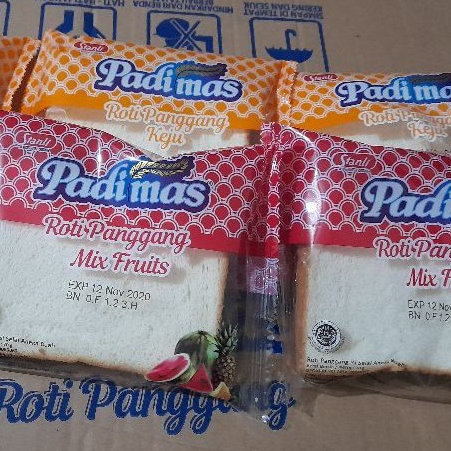 Jual ENAK 5 PICIS PADIMAS ROTI PANGGANG MIX FRUITS 70 GRAM | Shopee ...