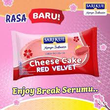 Jual SARI ROTI CHEESECAKE RED VELVET SARI KUE | Shopee Indonesia