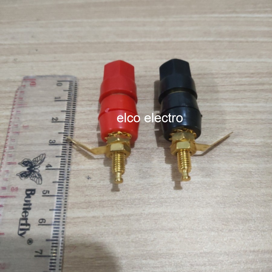 Jual soket socket banana LIDAH binding biding post female / terminal ...