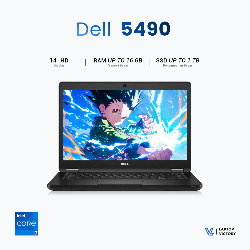 Jual Dell Latitude 5490 Core I7 Gen 8 RAM 16GB SSD 512GB 14" Display ...