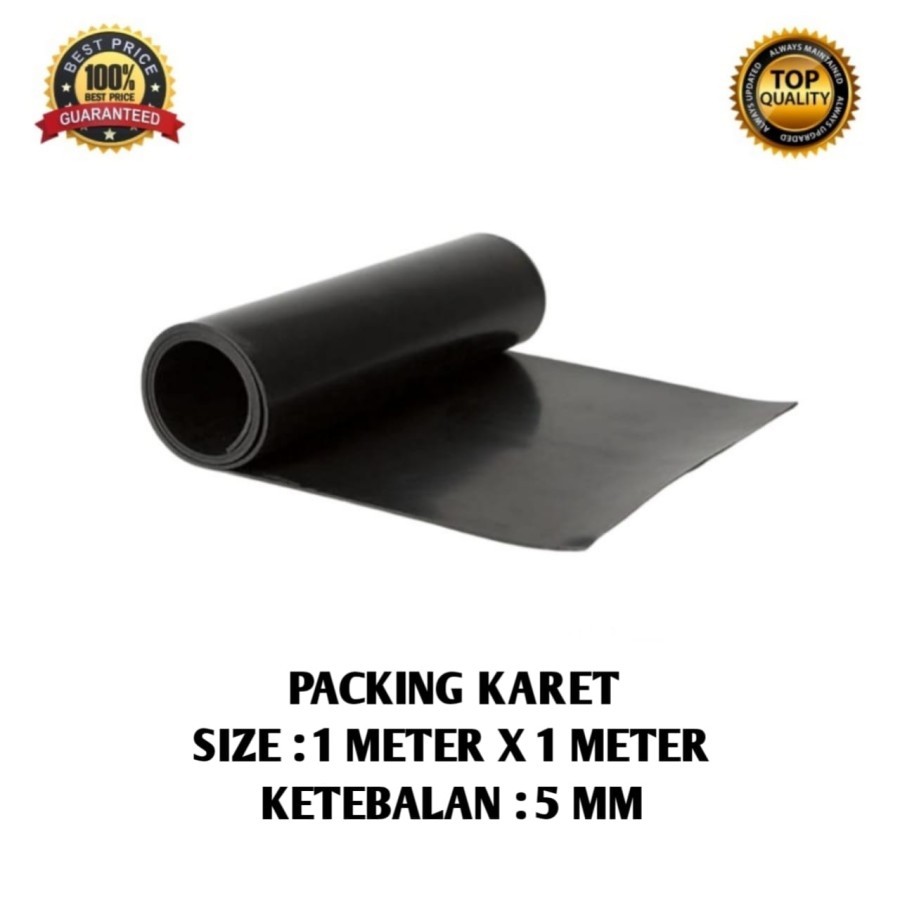 Jual Karet lembaran 5mm rubber packing 5mm x 1m x 1m Packing karet Rubber Sheet 5mm x 100cm x ...